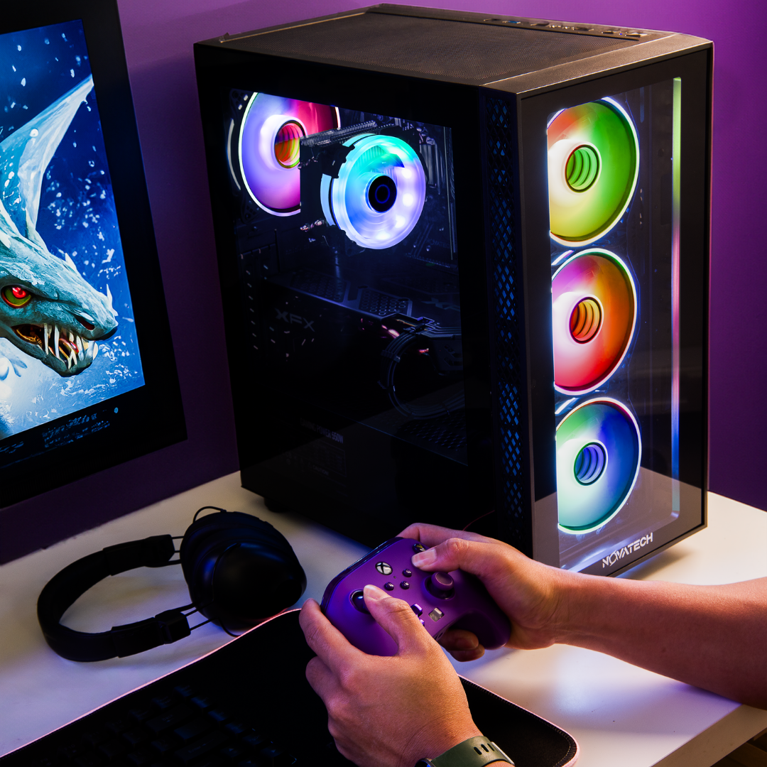 NOVATECH Phantom - Gaming PC Computer Desktop - RX 580 8GB - Intel i7 ...